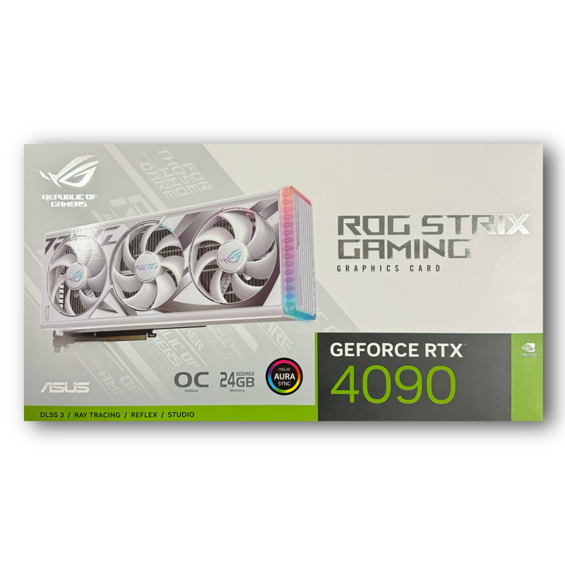 ASUS ROG Strix GeForce RTX 4090 OC White: Ultimate Gaming Graphics Card ...