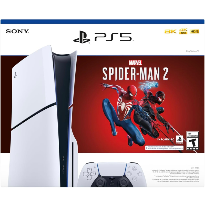 PlayStation 5 Marvel’s Spider-Man 2 Bundle (Slim): Unleash Superhero ...